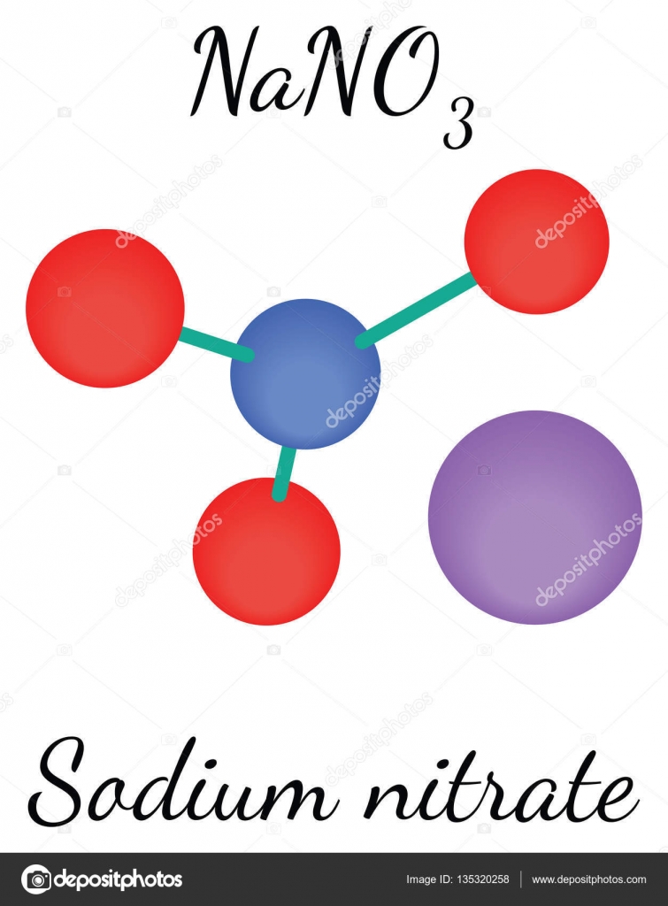 NaNO3 Sodium nitrate molecule — Stock Vector © MariaShmitt #135320258 NaNO3 Sodium nitrate molecule — Stock Vector © MariaShmitt #135320258