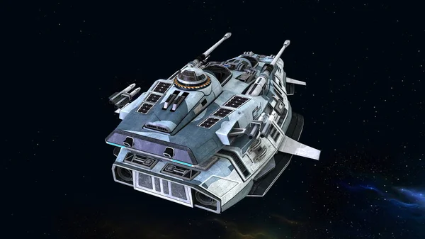 3D CG rendering of a space ship - Stock Image - Everypixel