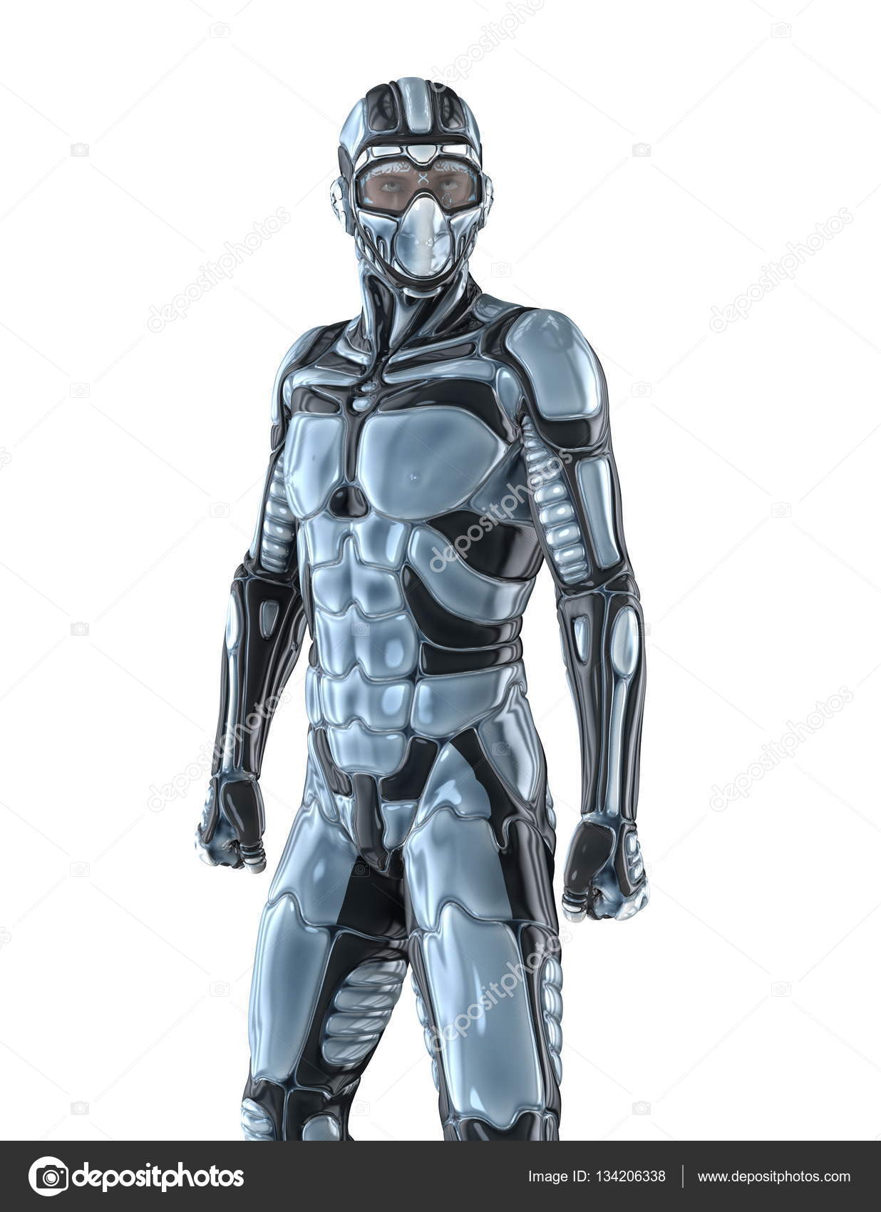 3D CG rendering of a cyborg Stock Photo by ©TsuneoMP 134206338
