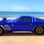 Sleek Looking Fast Sports Car Background Sand – Stock Editorial Photo ...