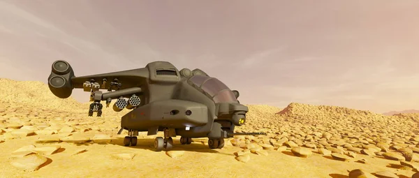 Rover on Mars — Stock Photo © AShkanov #13367304