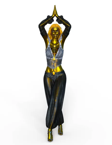 Belly Dancer Rendering Belly Dancer — Stock Photo © TsuneoMP #191498200