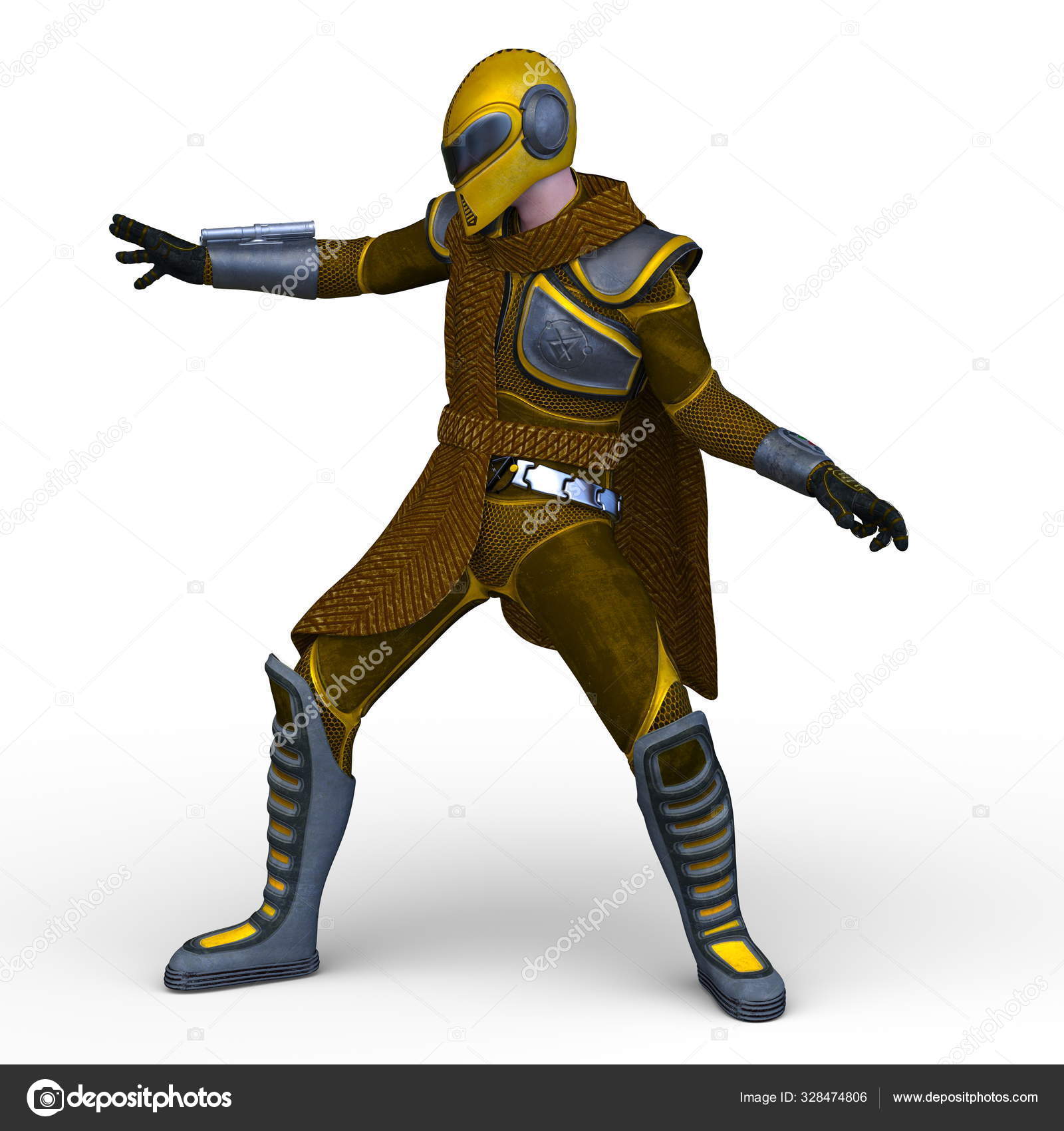 Rendering Hero Stock Illustration by ©TsuneoMP #328474806