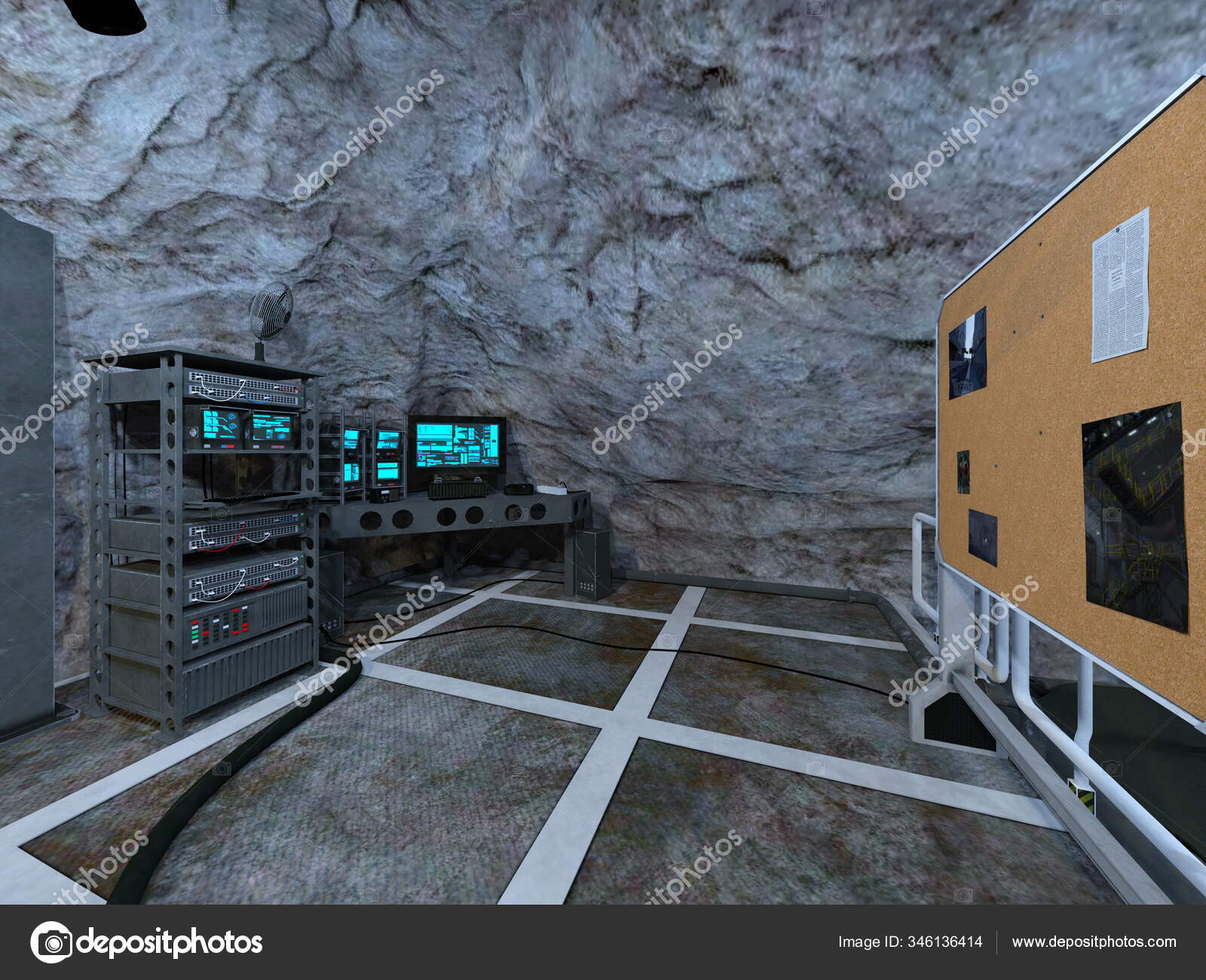 Rendering Secret Headquarters — Stock Photo © TsuneoMP #346136414