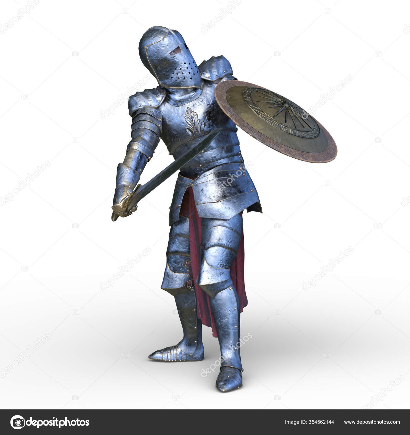 Rendering Warrior — Stock Photo © TsuneoMP #354562144