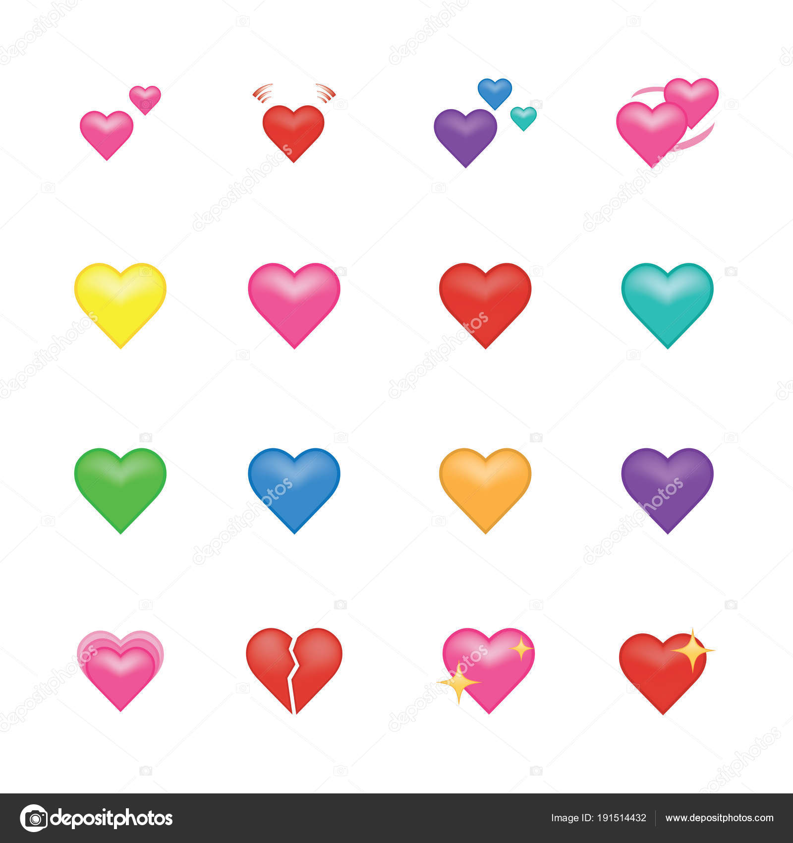 Set of heart icon Stock Vector Image by ©deisgorelkin #191514432