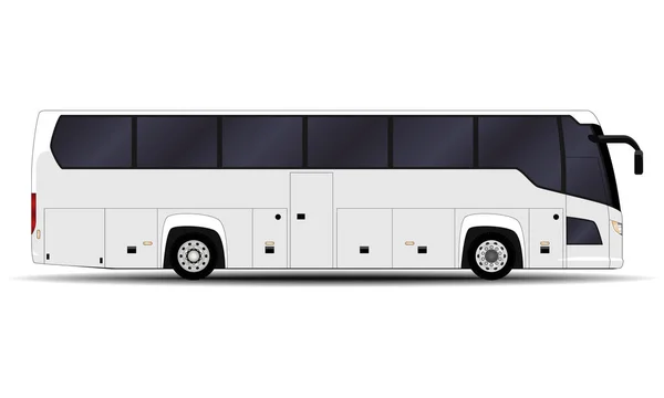 Autobús Realista Vista Lateral Vista Frontal Vista Trasera Vector de ...