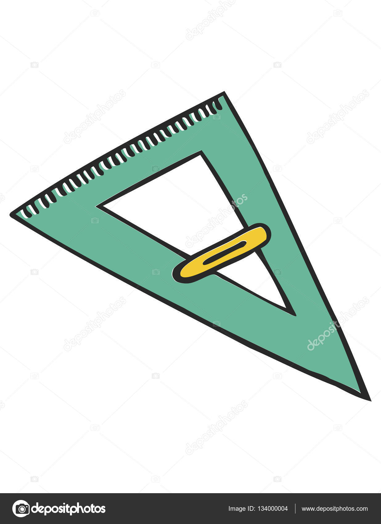 Triangle ruler icon Stock Vector Image by ©everydaytemplate #134000004
