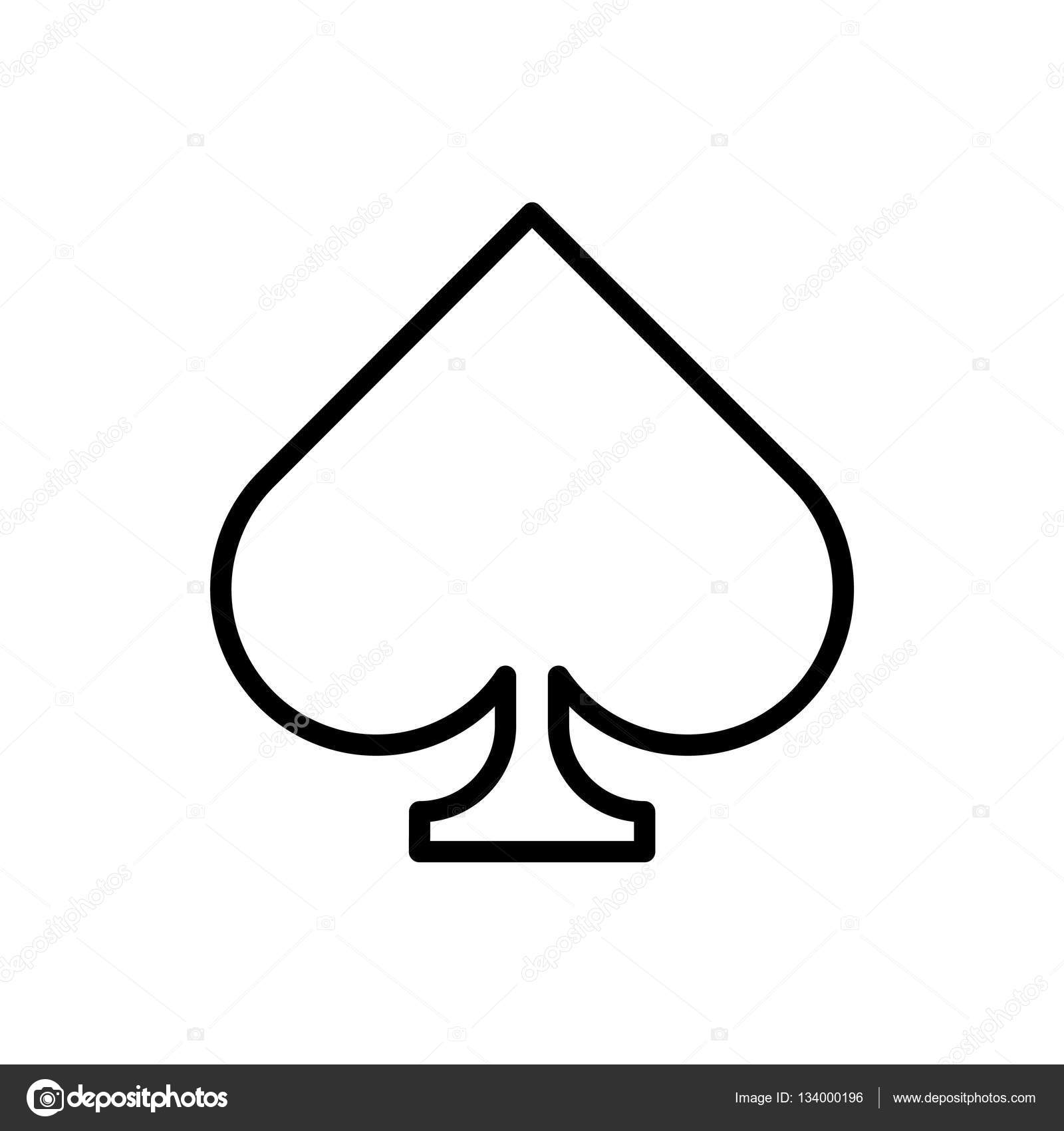 Spade, playing, symbol icon Stock Vector by ©everydaytemplate 134000196