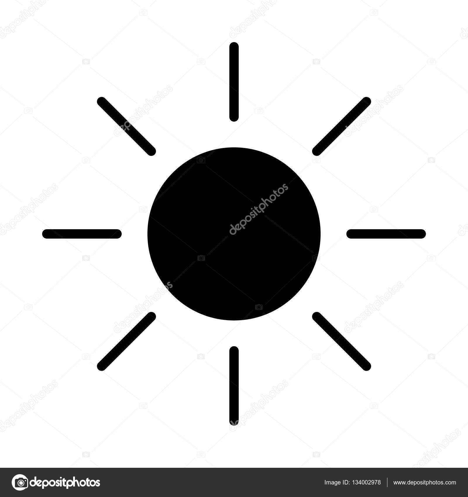 Sun simple icon Stock Vector by ©everydaytemplate 134002978