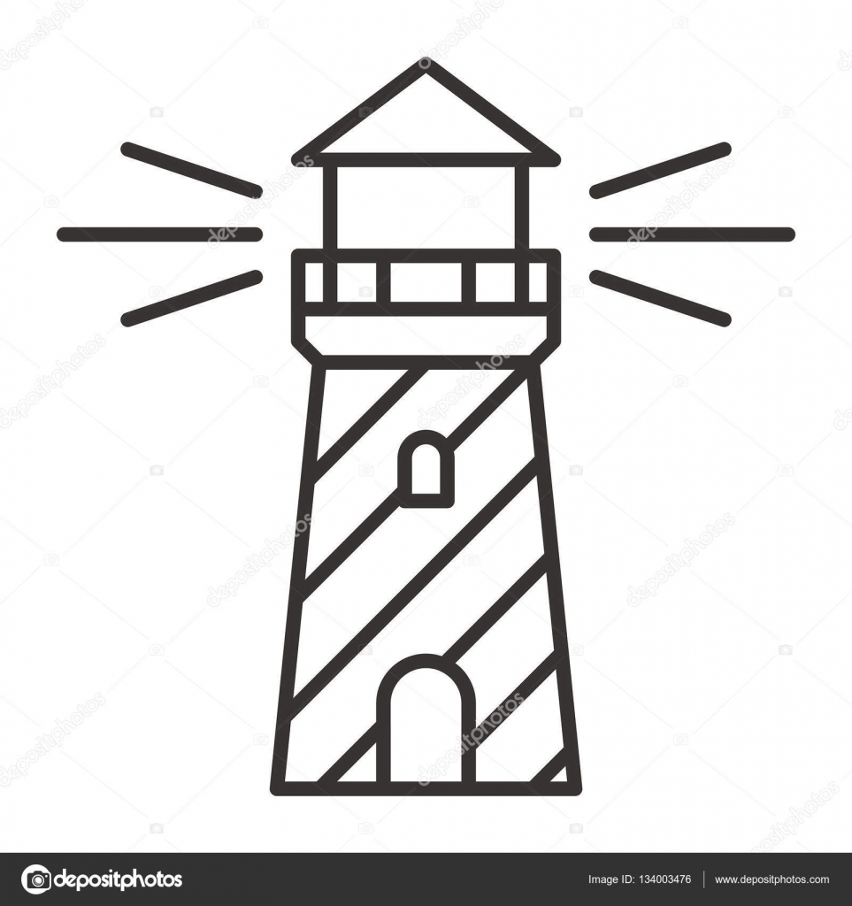 Lighthouse Outlines Clipart