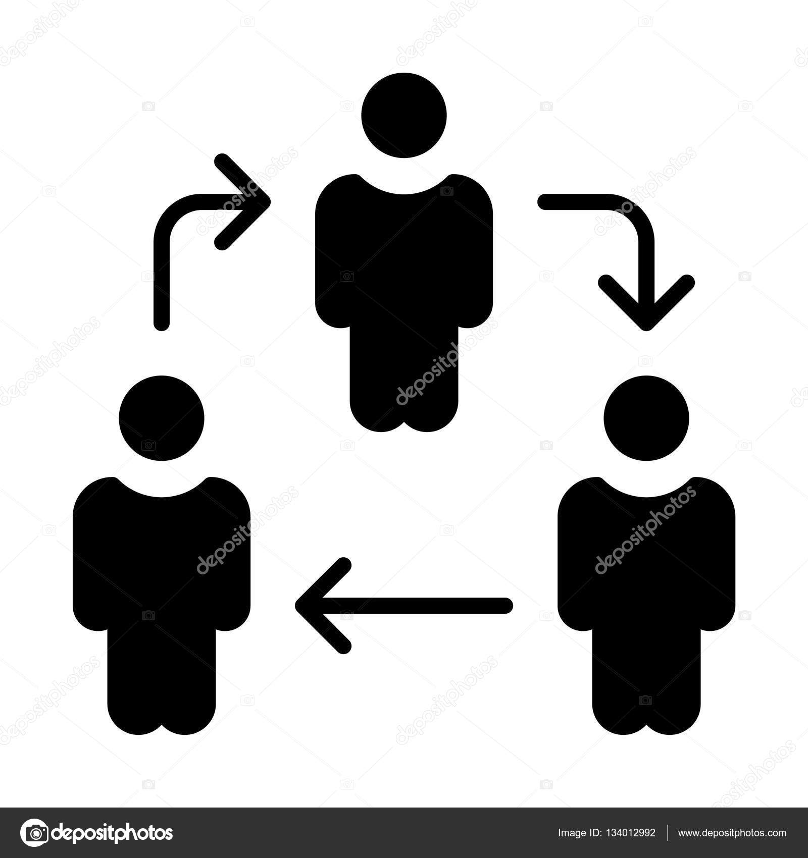 People interchange icon illustration Stock Vector by ©everydaytemplate ...