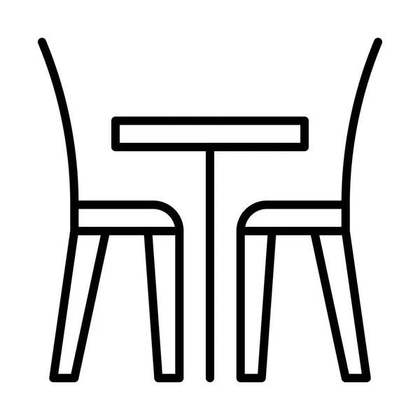 Tafel en stoelen bovenaanzicht — Stockvector © 123sasha #77103501