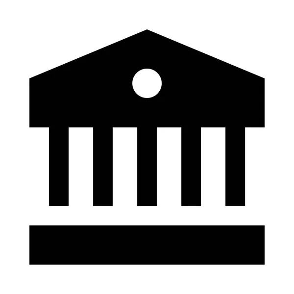 Bank Icon Flat Design Style Stock Vector by ©everydaytemplate 321845694