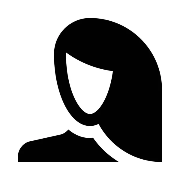 Female User Icon Simply Vector Illustration Stock Vector by ...