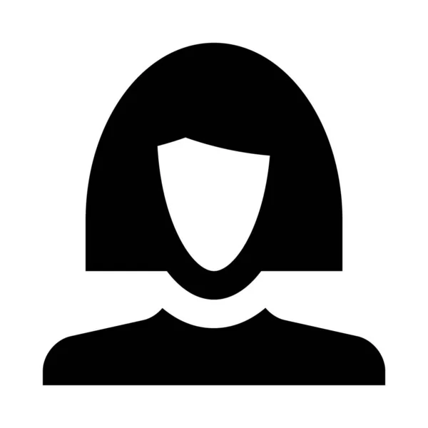 Female User Icon Simply Vector Illustration Stock Vector by ...