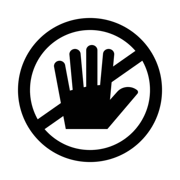 100,000 Prohibited hand Vector Images | Depositphotos