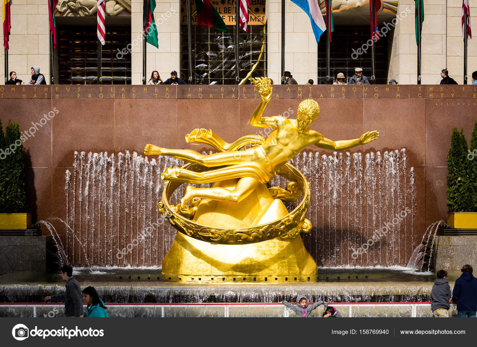 Prometheus, Rockefeller Center — Stock Editorial Photo © willbrasil21 ...