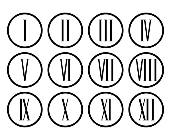Roman numerals icons — Stock Vector © missbobbit #86582216 Roman numerals icons — Stock Vector © missbobbit #86582216