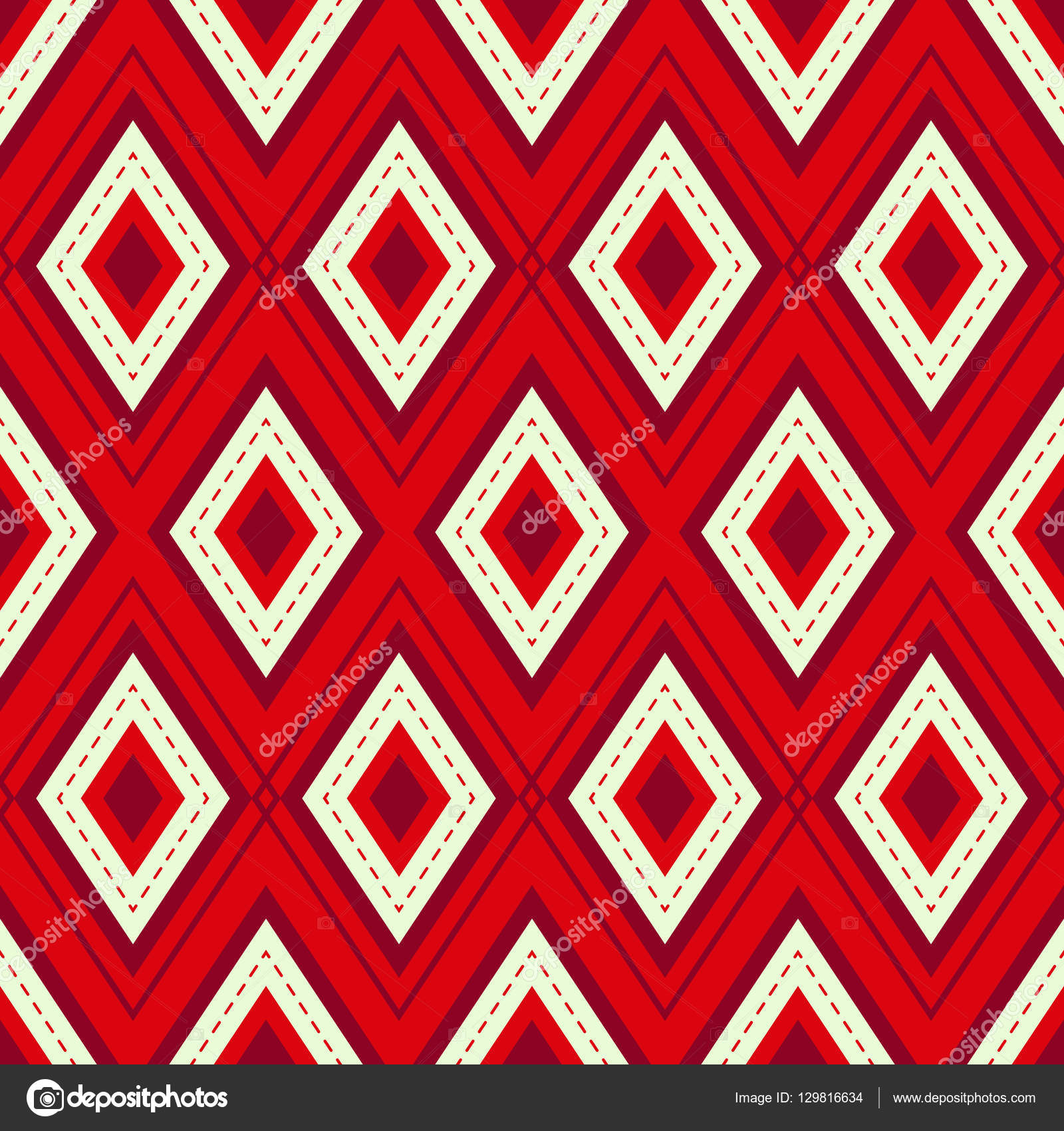 Red Argyle Seamless Pattern Stock Vector Image by ©pixaroma #129816634