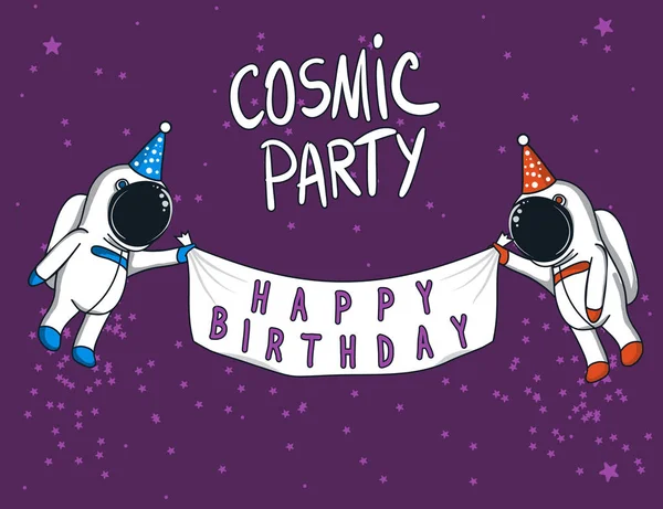 Three cute hand drawn astronauts with stars Stock Vector Image by ...