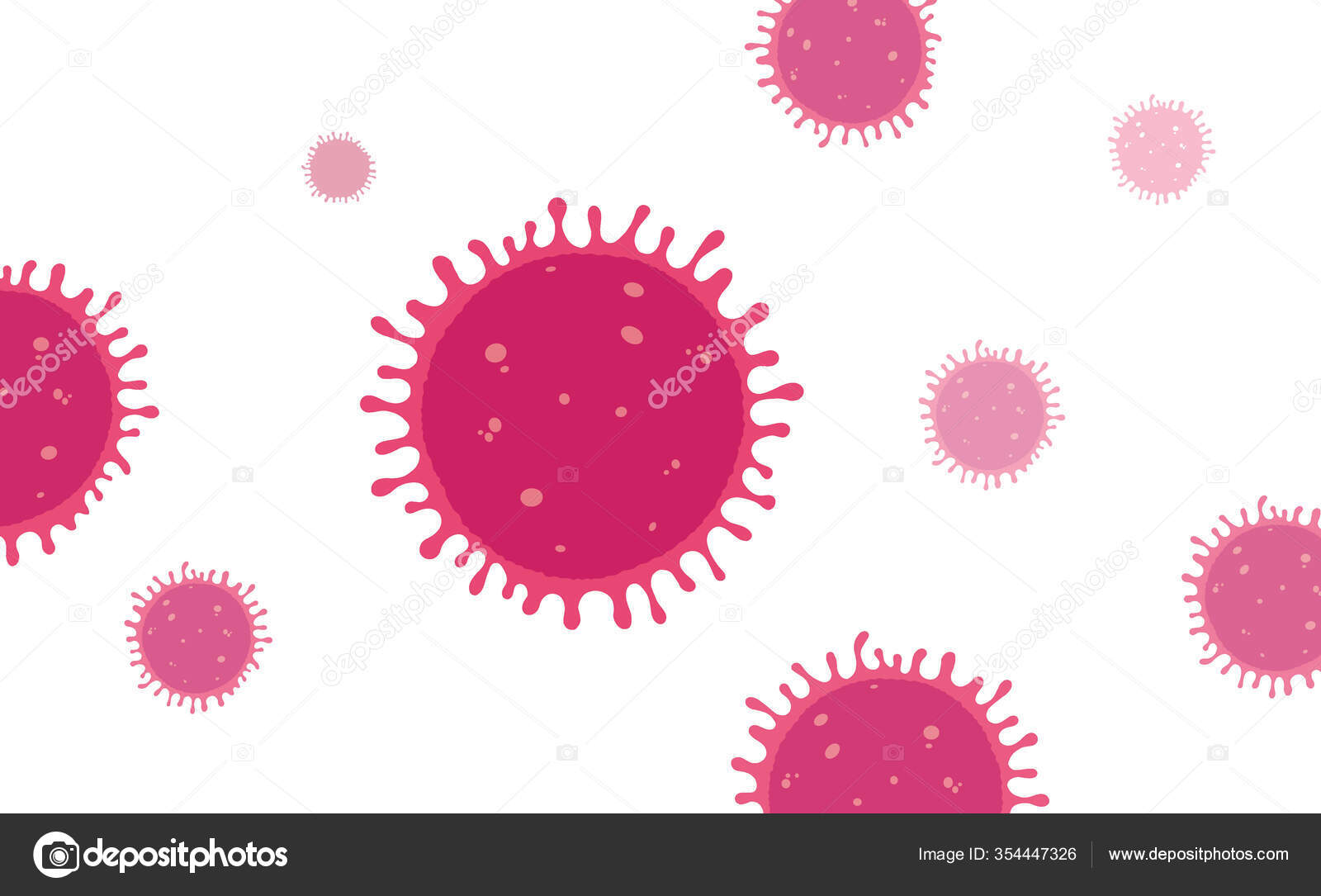 Background poster with viruses Stock Vector Image by ©mirquurius #354447326