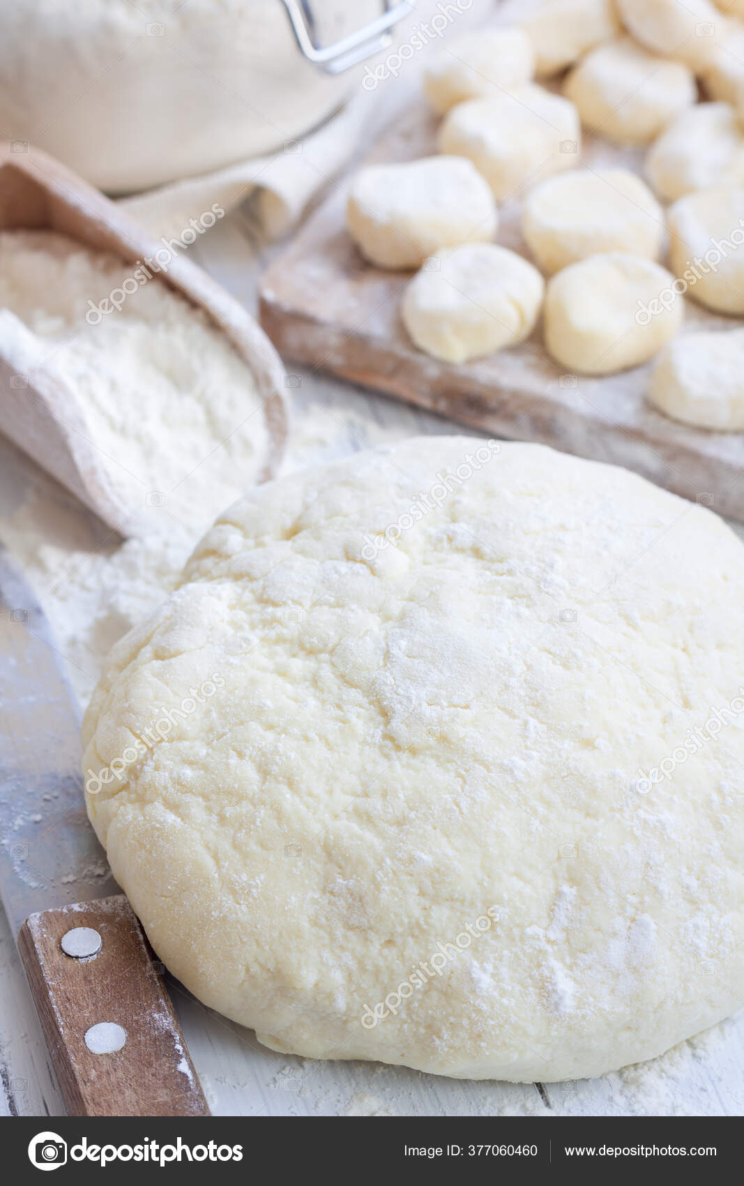 Making Traditional Russian Ukrainian Cottage Cheese Lazy Dumplings Raw ...