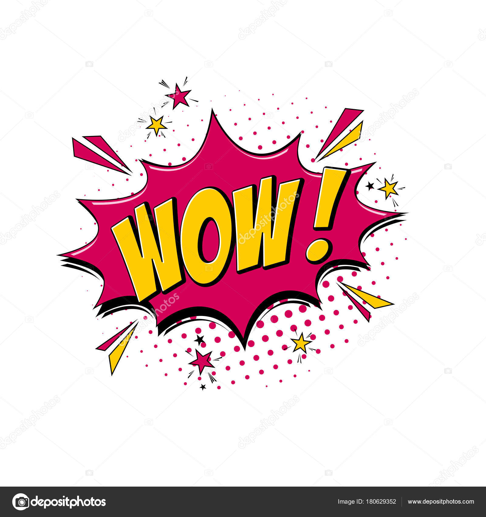 Wow Expression Cartoon