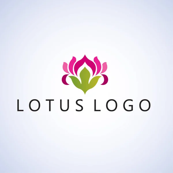 Lotus logo ideas design vector illustration on background Stock Vector ...