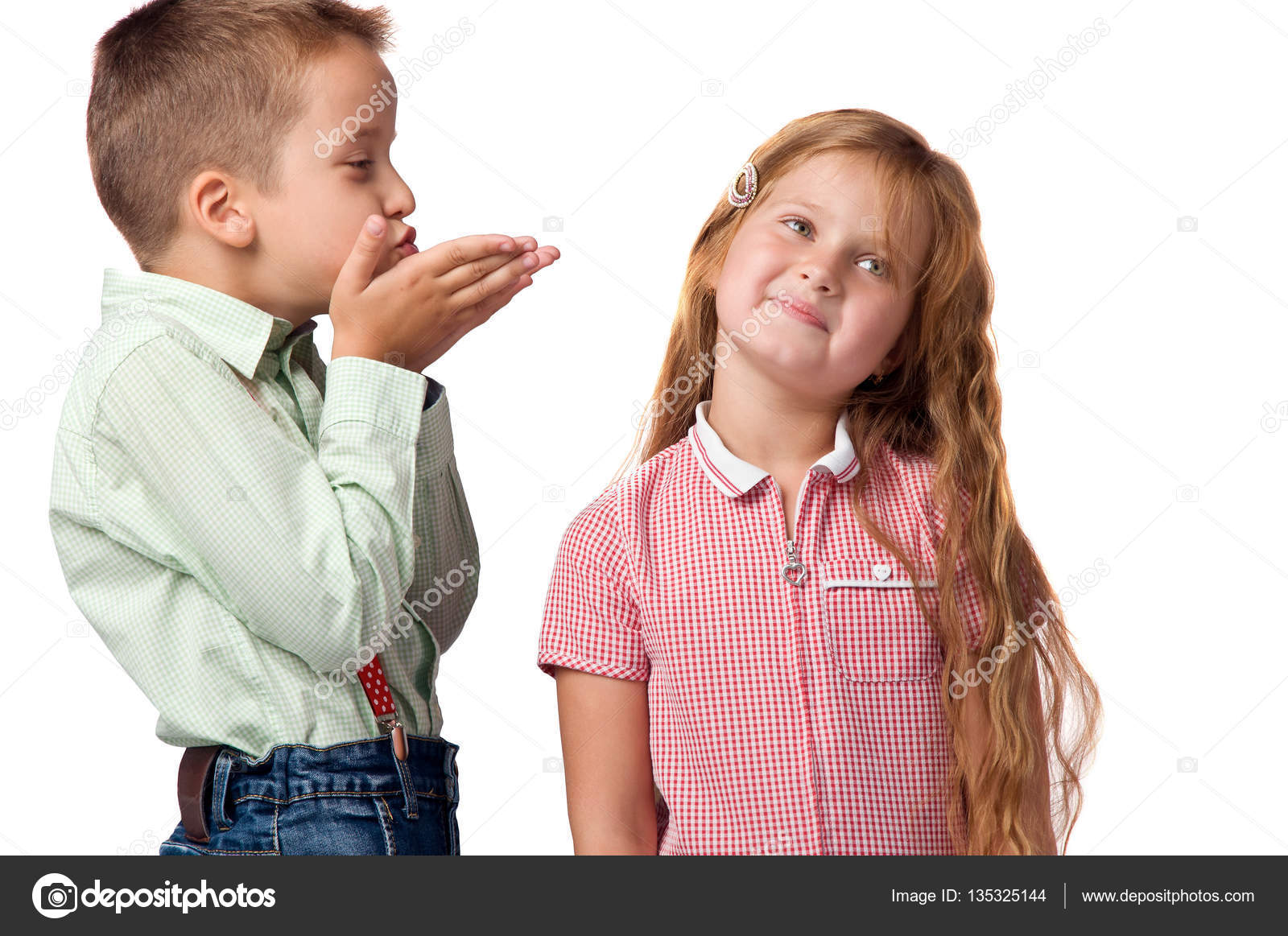 Relationship between two little children Stock Photo by ©annadanilkova ...