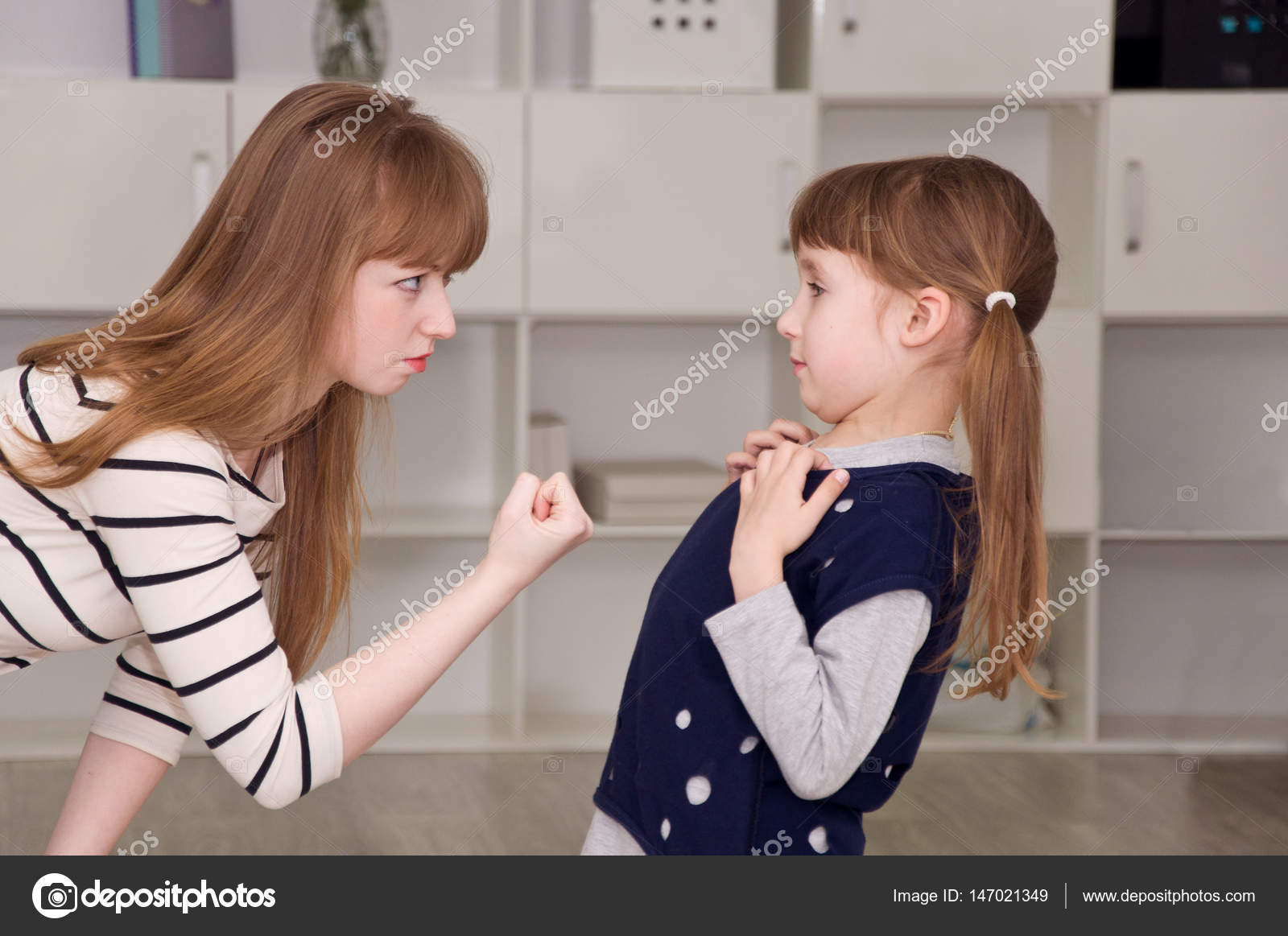 Problems between parents and children. Stock Photo by ©annadanilkova ...
