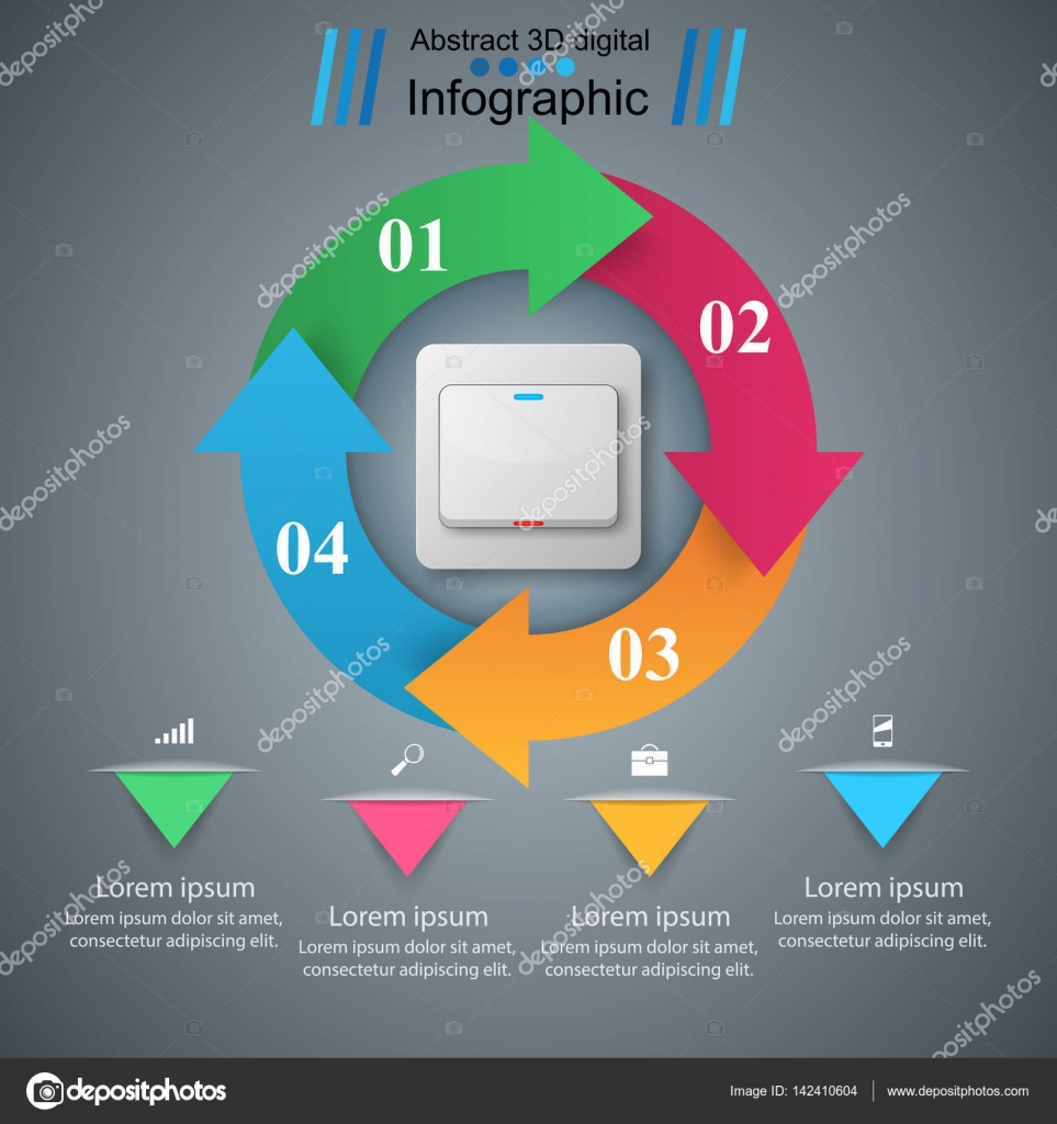 Switch icon. Abstract business infographic. Stock Vector by ©rwgusev ...