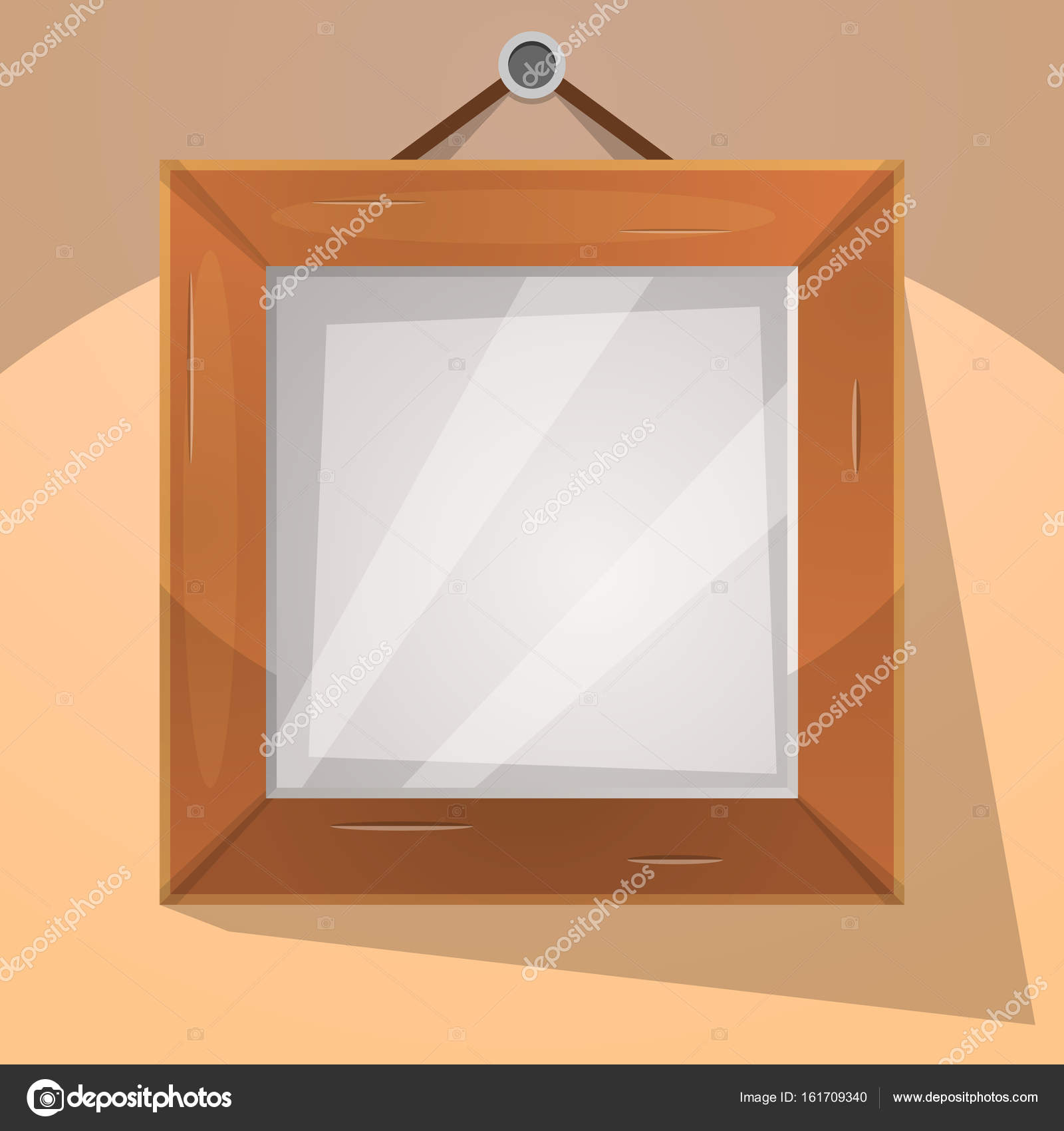 Cartoon wood frame illustration Stock Vector Image by ©rwgusev #161709340