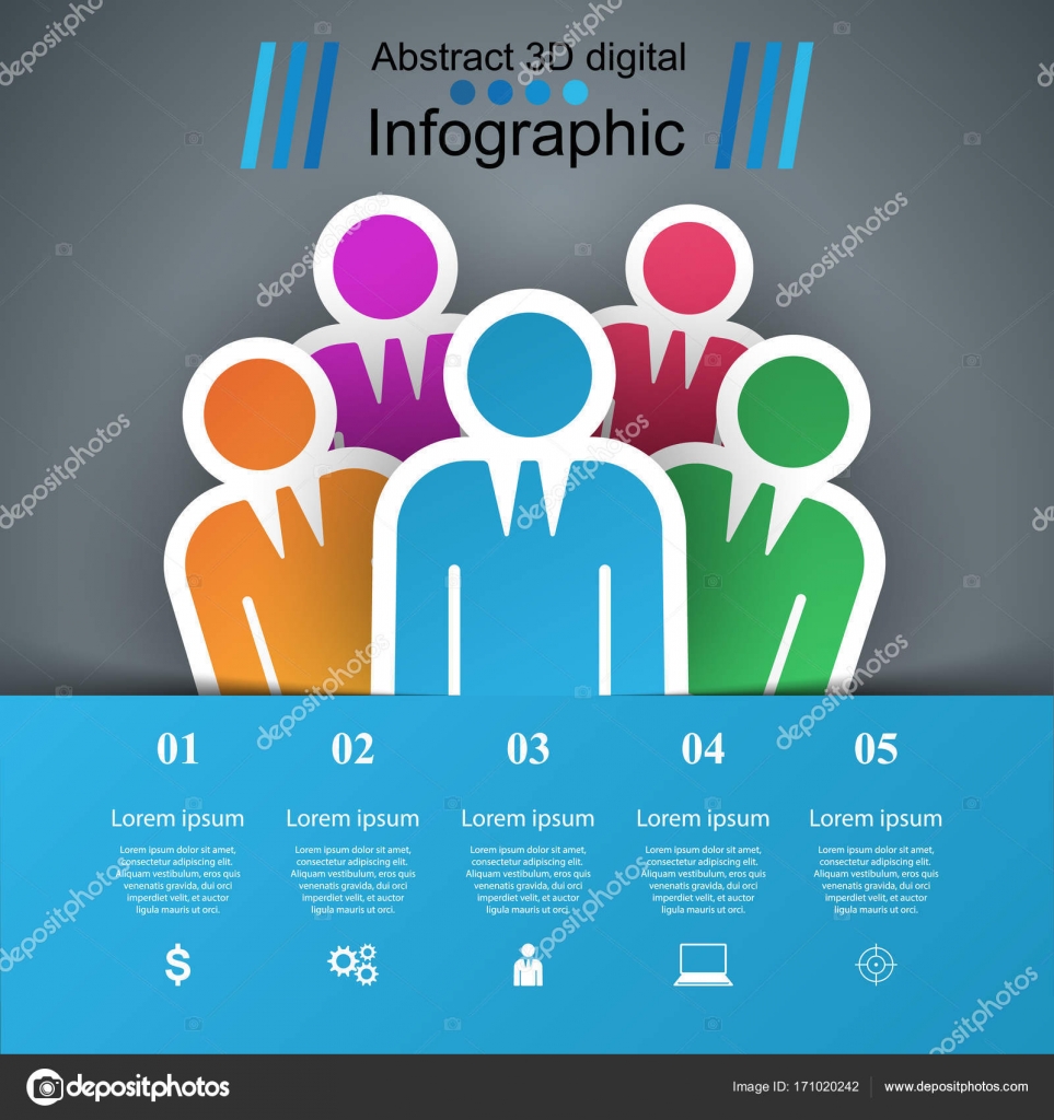 People icon. Business Infographics. Stock Vector Image by ©rwgusev #171020242