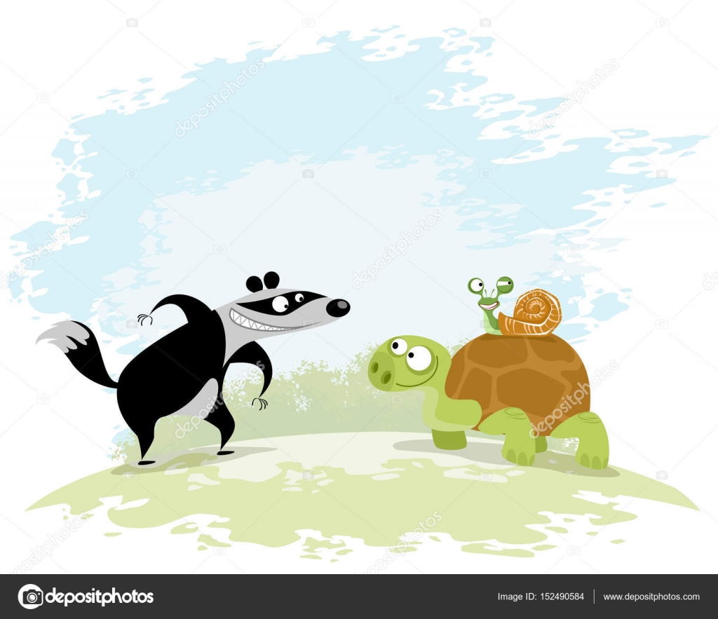 Tres buenos amigos Vector de stock por ©guingm55 152490584