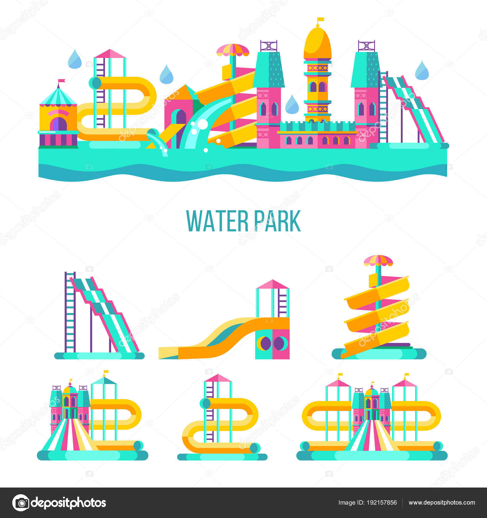 Splash Park Clipart