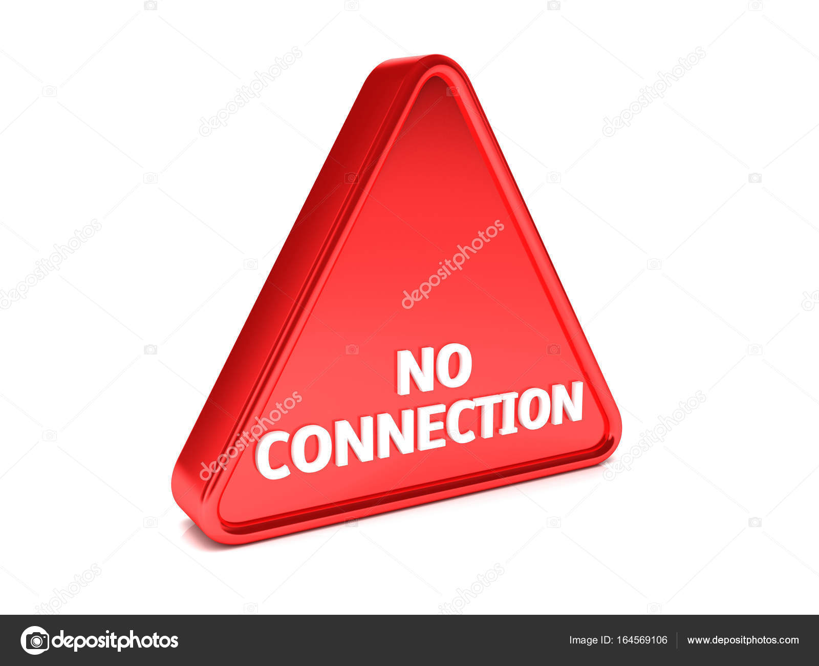 Red sign that says NO CONNECTION — Stock Photo © panzer25 #164569106