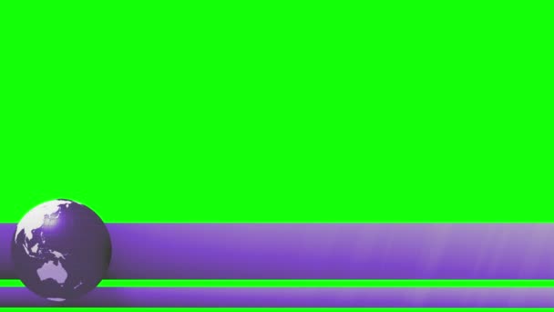 World news lower third rotating spinning newsroom title 3rd chyron l3rd ...