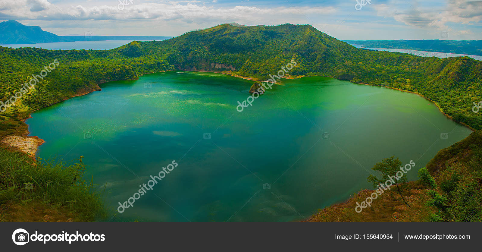 Taal Volcano in Tagaytay, Philippines Stock Photo by ©A1804 155640954