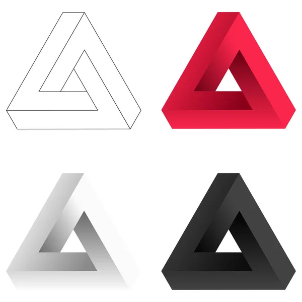 Impossible triangle Vector Art Stock Images | Depositphotos
