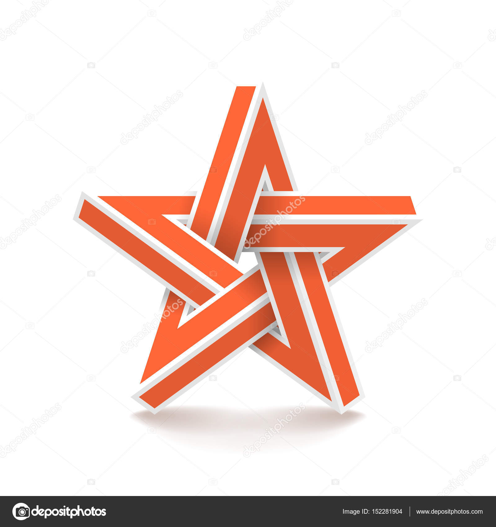 Impossible star. Vector Illustrstion — Stock Vector © Lord_Zigner ...
