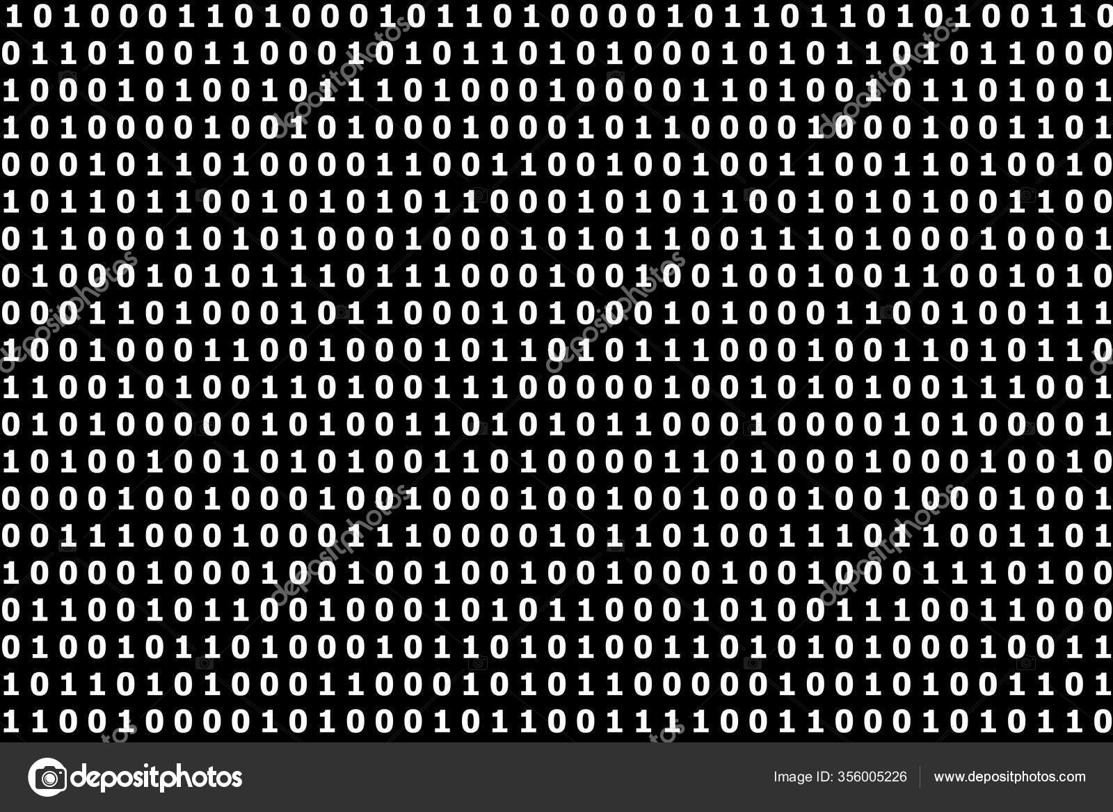 Binary Background White