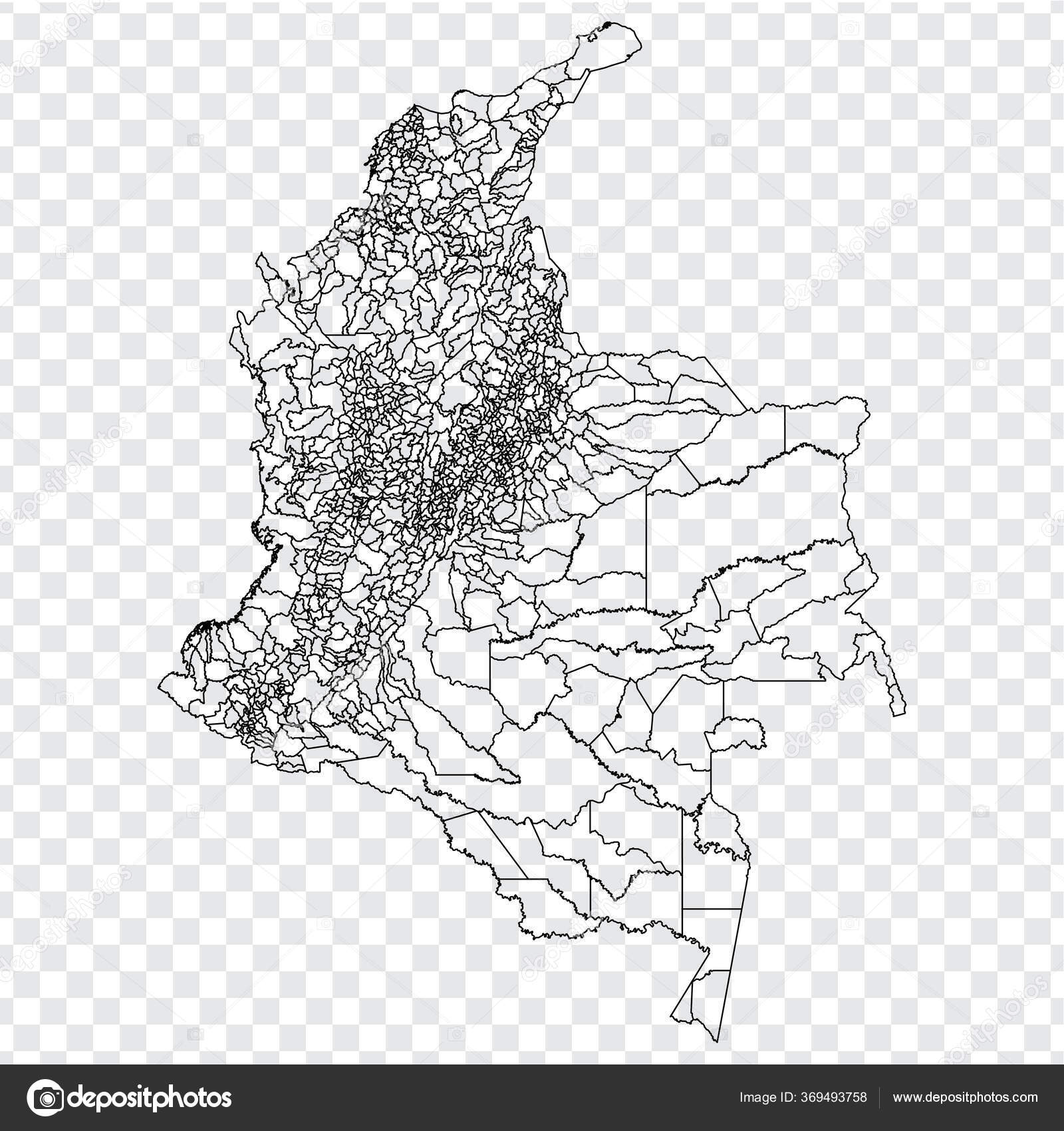 Columbia Map Outline