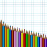 School Timetable Card Background Color Pencils Theme Stock Vector Image ...