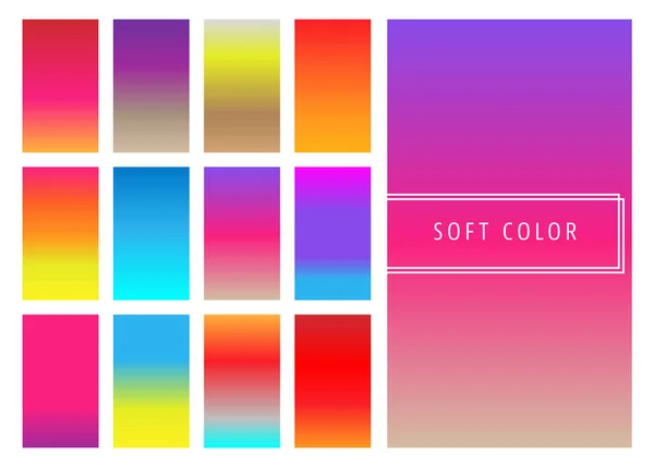 Set of soft color gradients background Stock Vector Image by ©bobevv ...