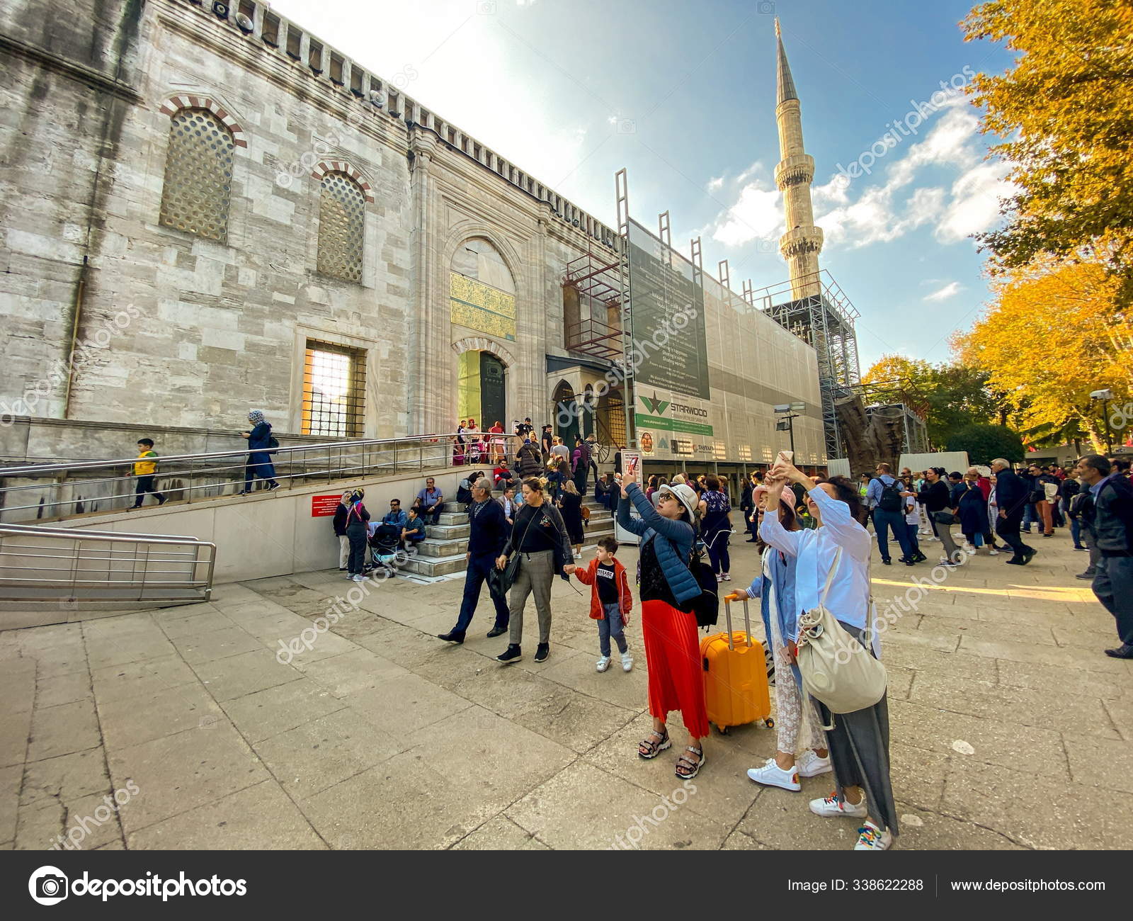 Sultan Ahmet Camii, Istanbul. Blue Mosque turkish islamic landmark with ...