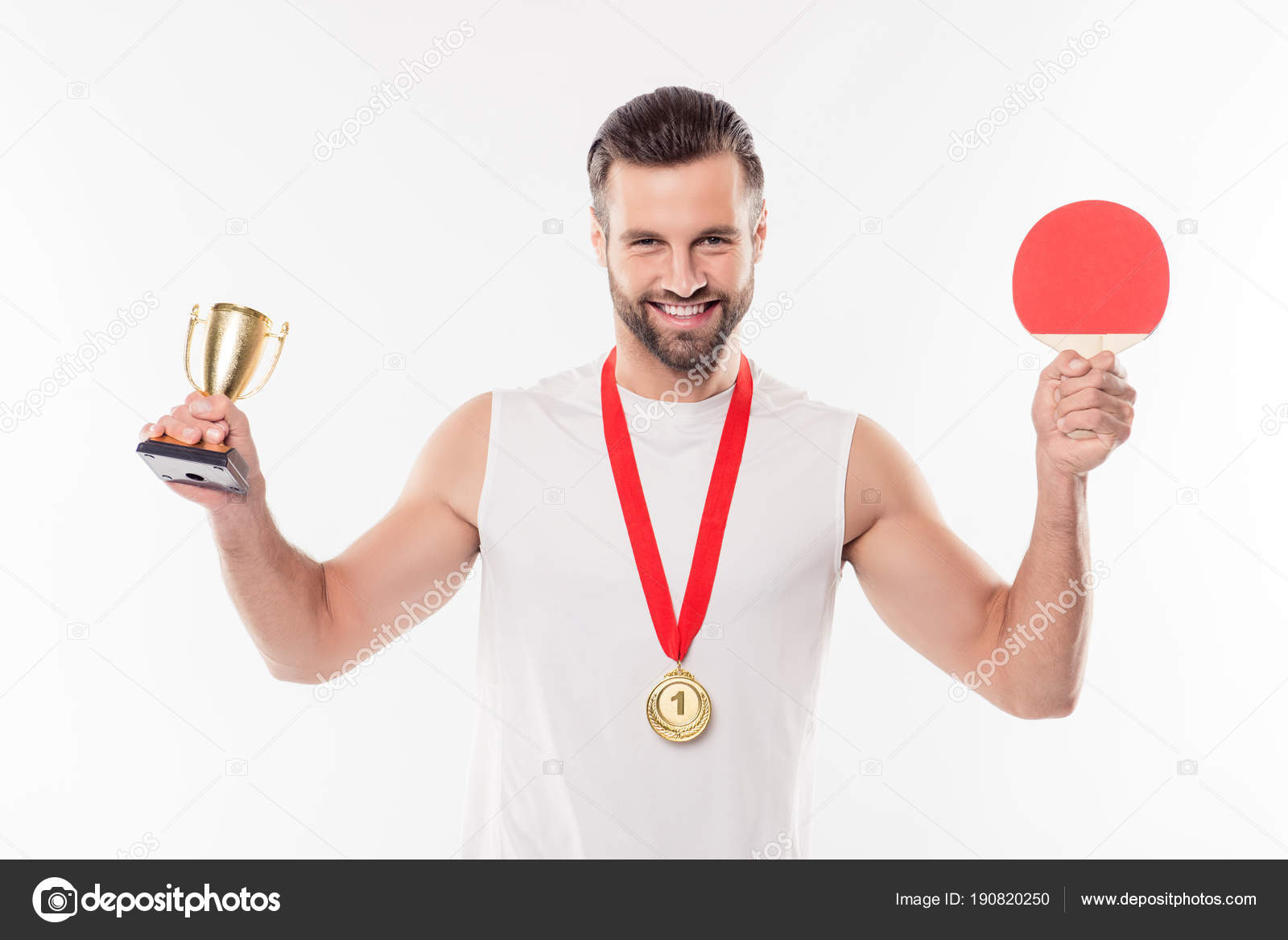 First runner up, attractive, powerful, sporty, athletic, strong Stock ...