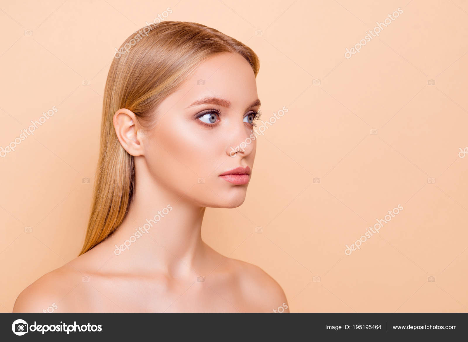 Woman Face Semi Profile