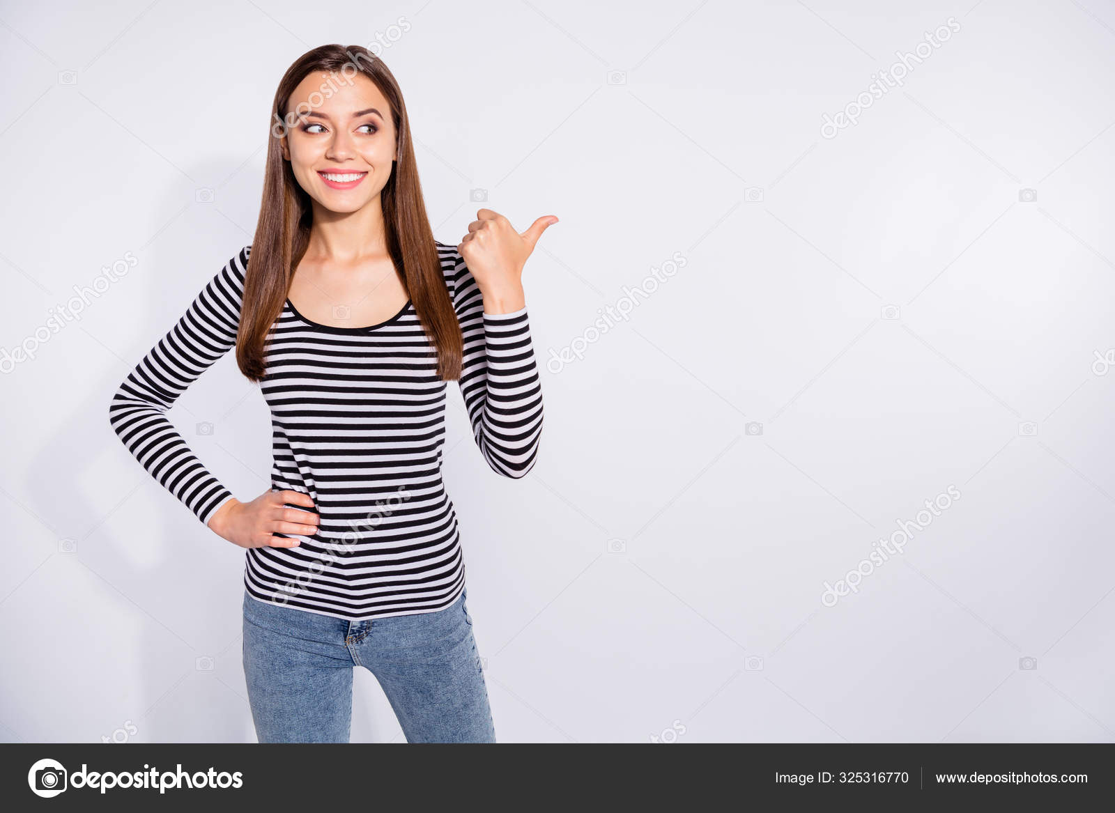 Portrait of her she nice attractive winsome charming cute lovely pretty ...