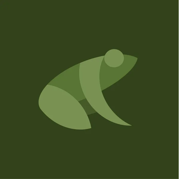 Frog logo illustration sign mark vector trend — Stock Vector ...
